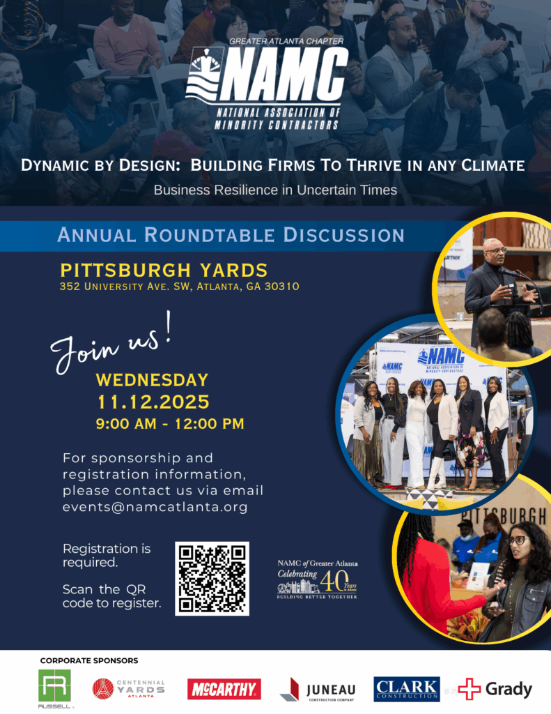 NAMC of Greater Atlanta's Annual Roundtable Event (NEW DATE) | NAMC ...